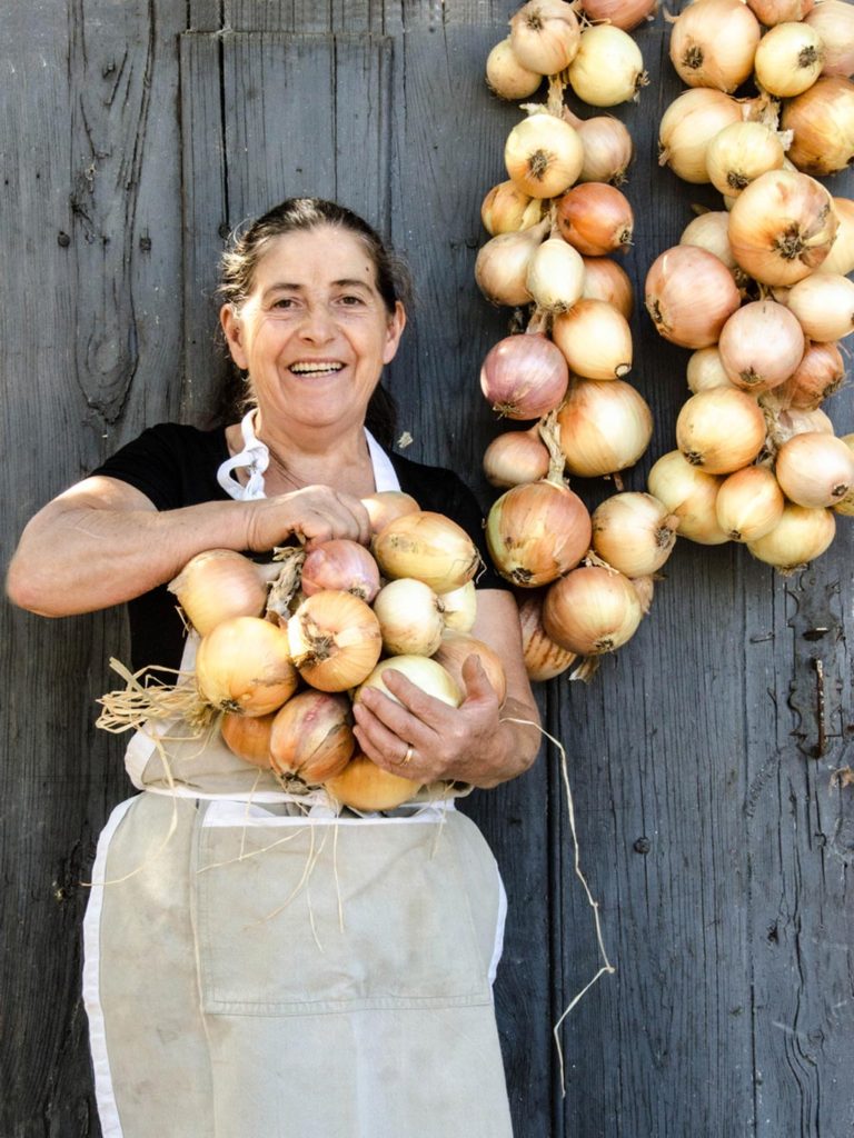 How to plait onions • Azeitona Verde